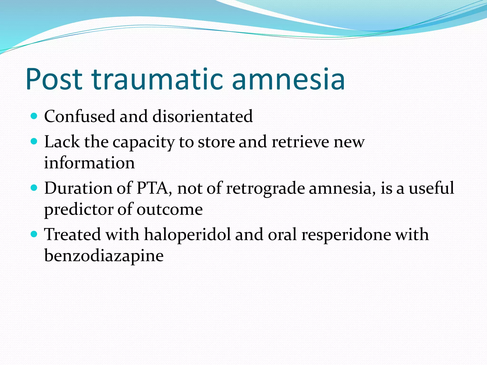 Traumatic head injury | PPTX