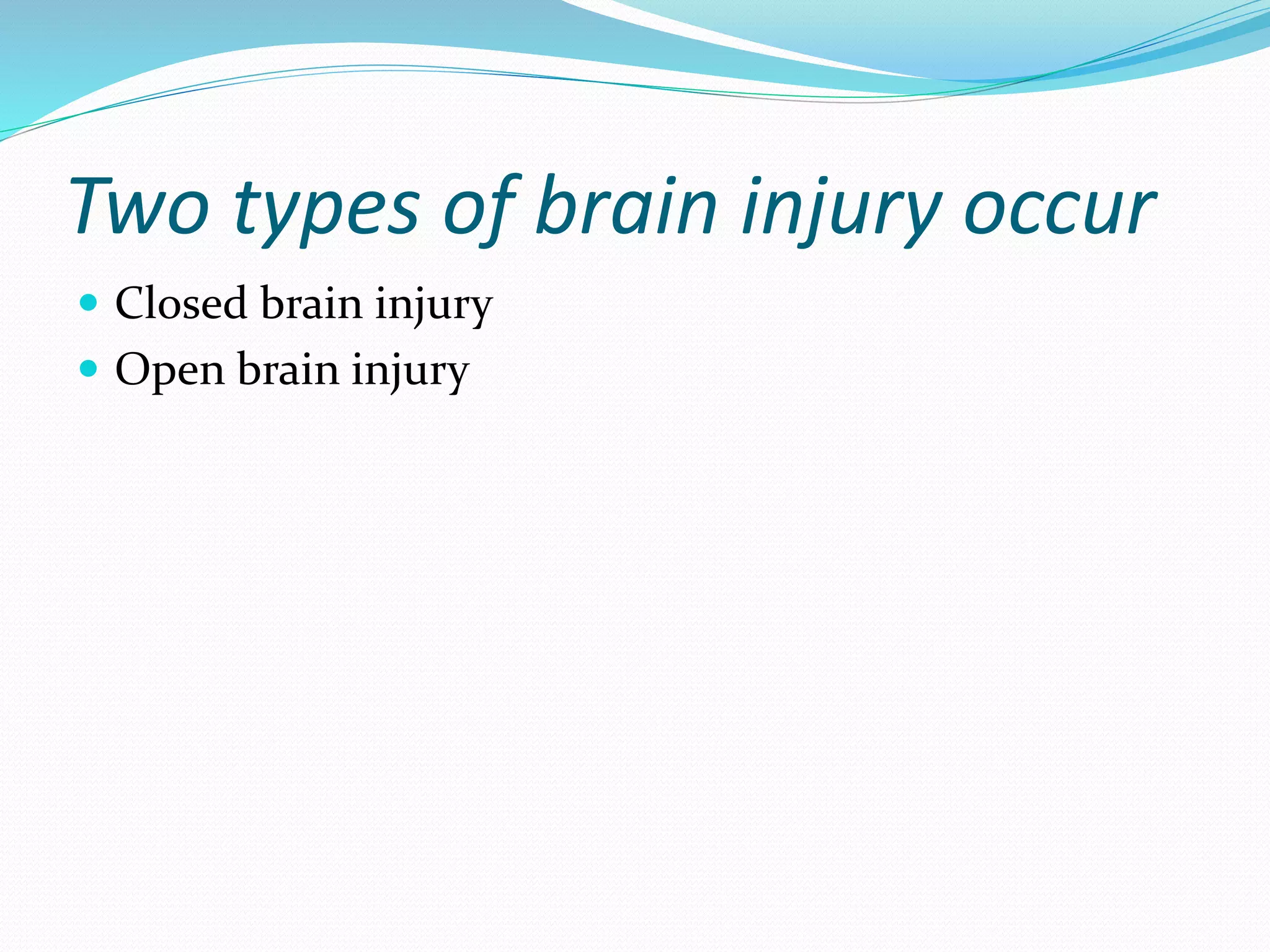Traumatic head injury | PPTX
