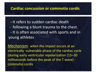 Traumatic heart injuries a brief | PPTX