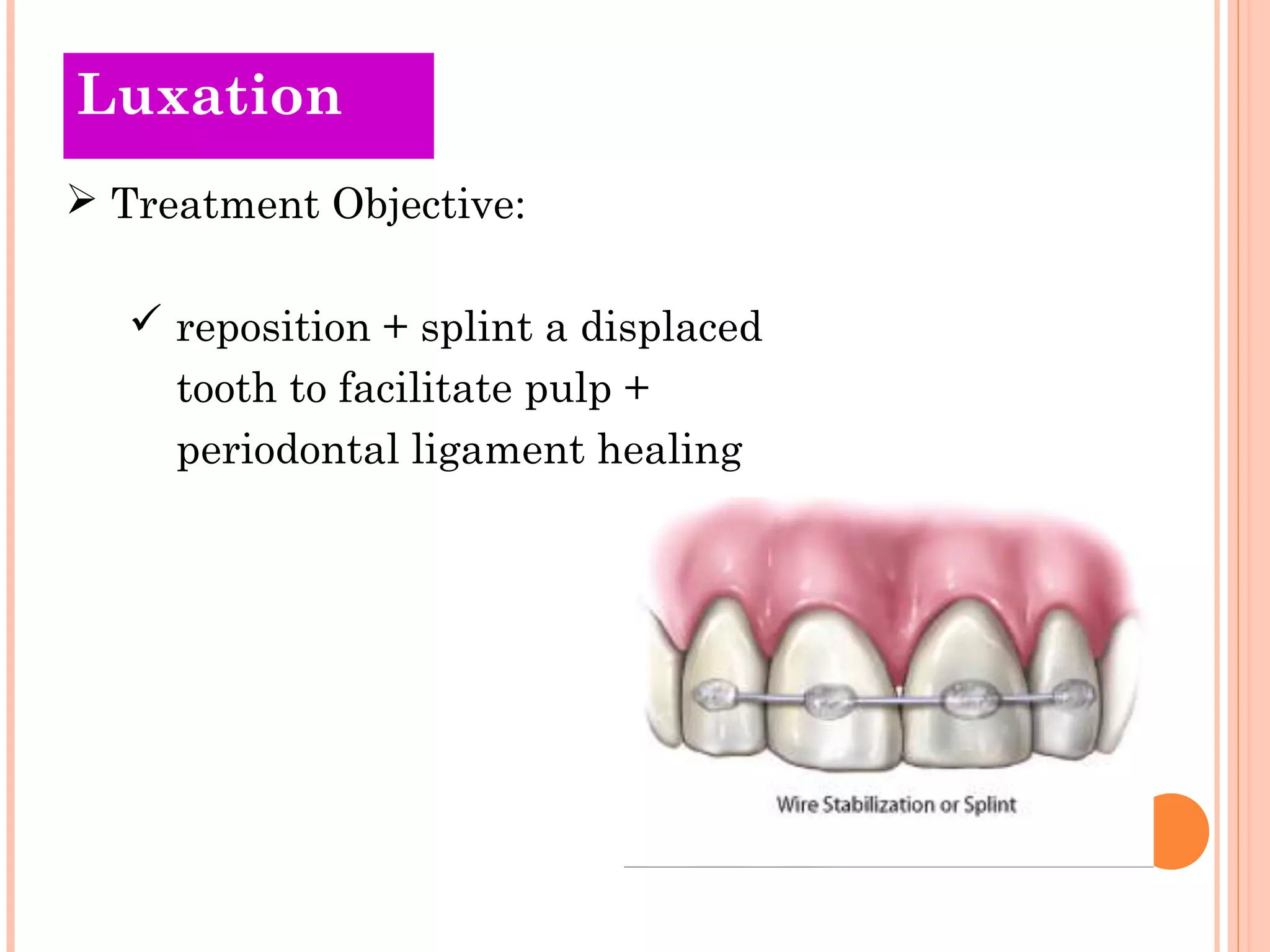 Traumatic injuries of teeth | PPT