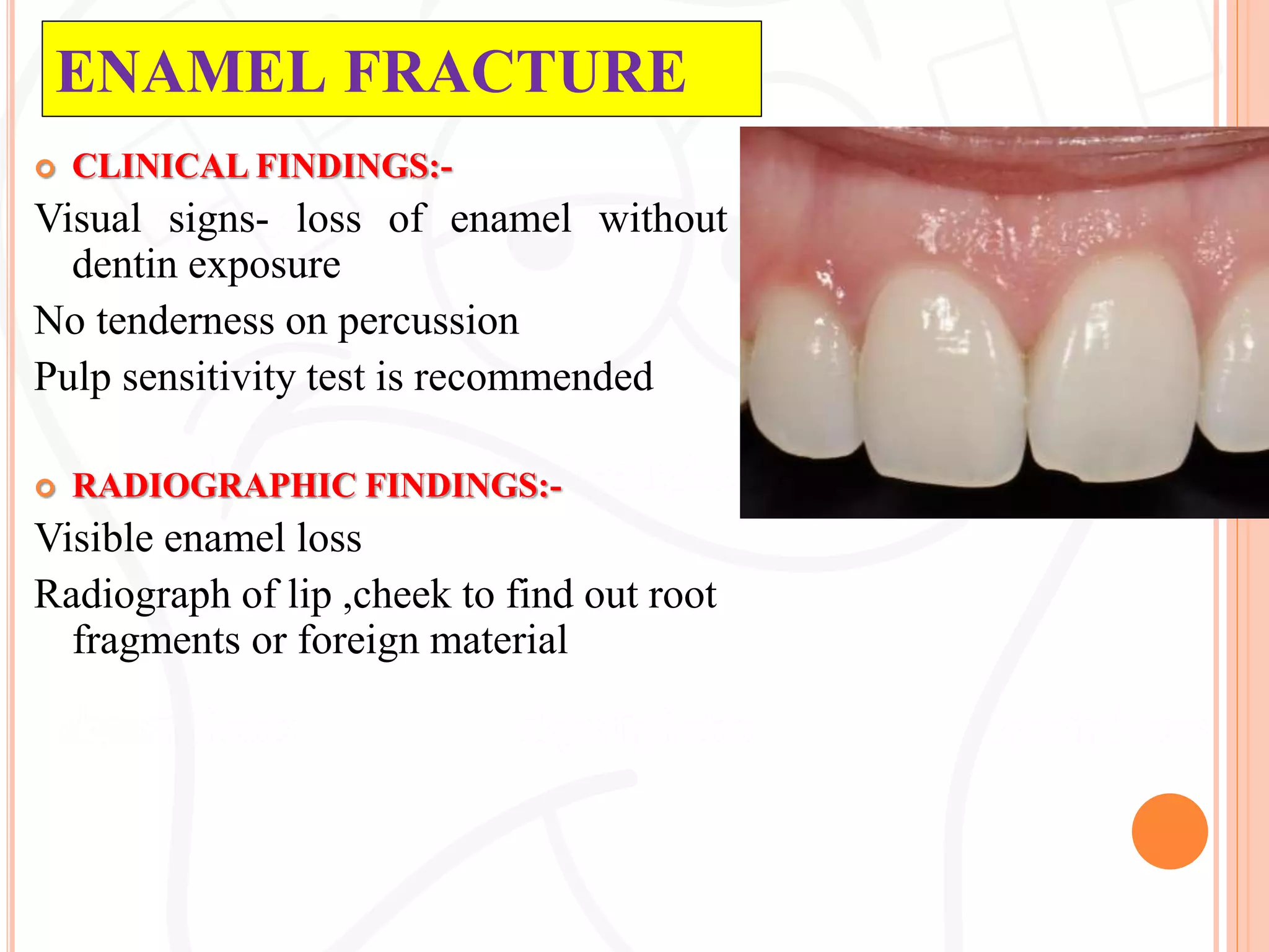 Traumatic injuries of teeth | PPTX