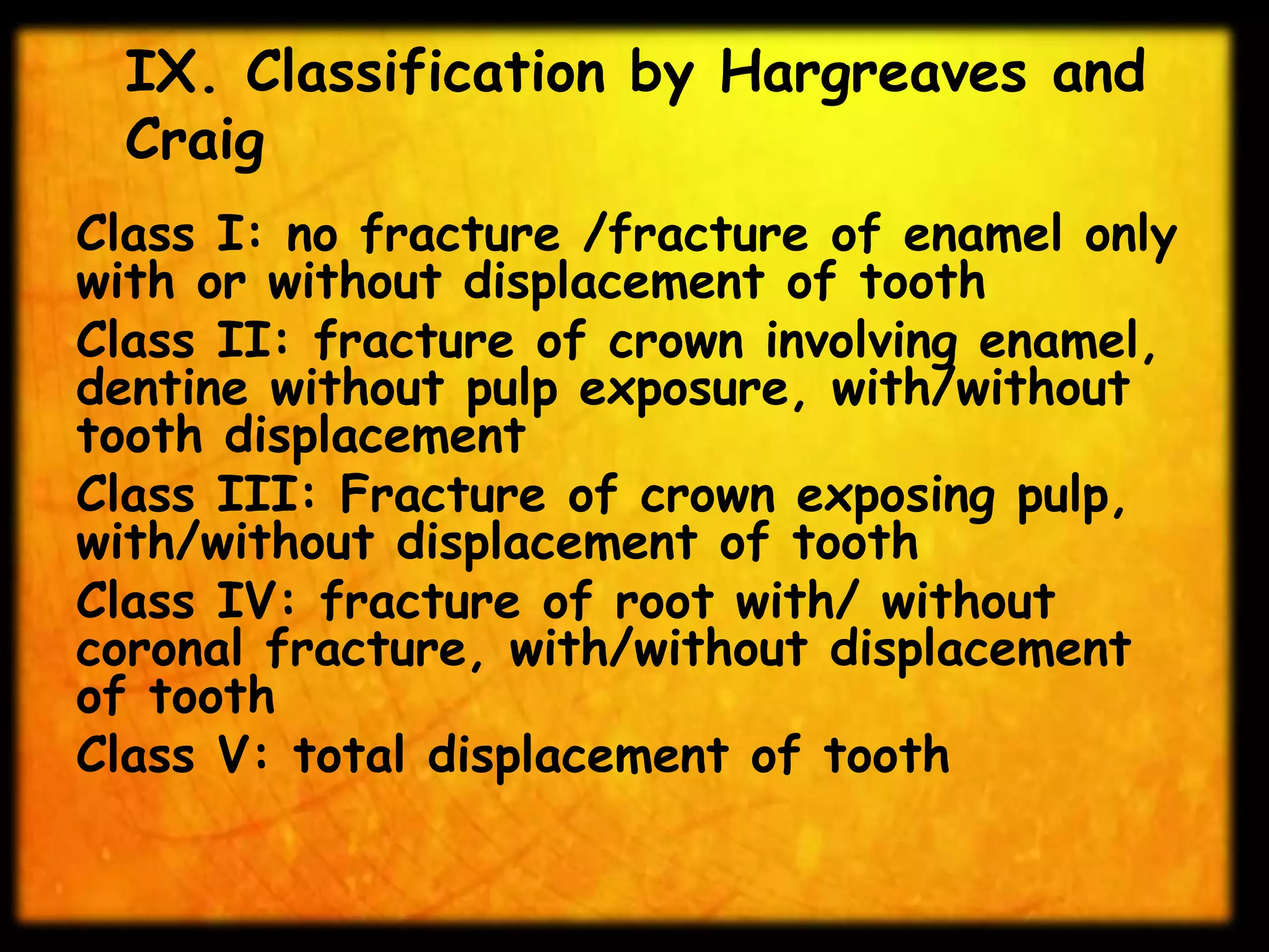 Traumatic injuries of teeth | PPTX