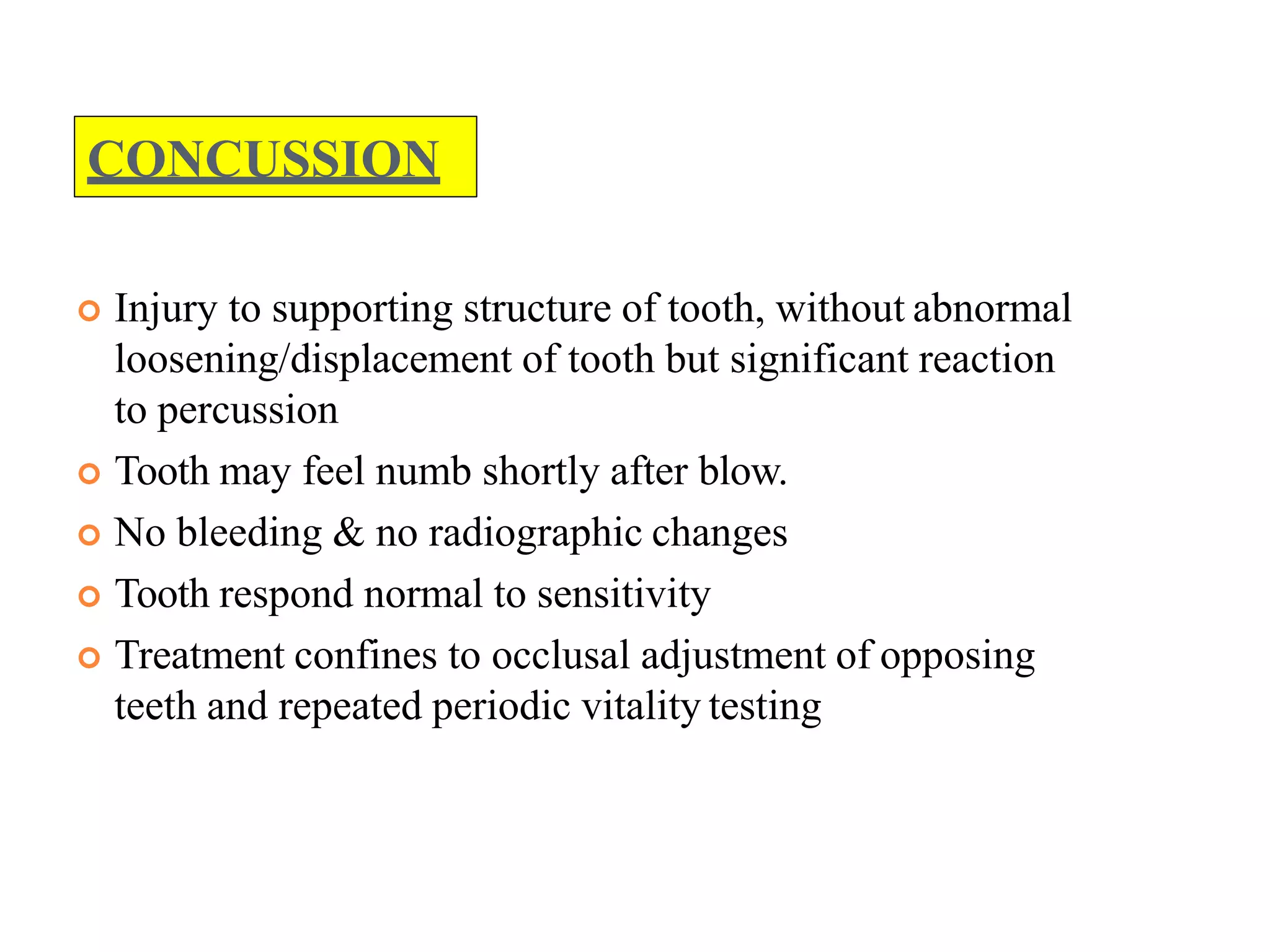 Traumatic injuries of teeth | PPTX