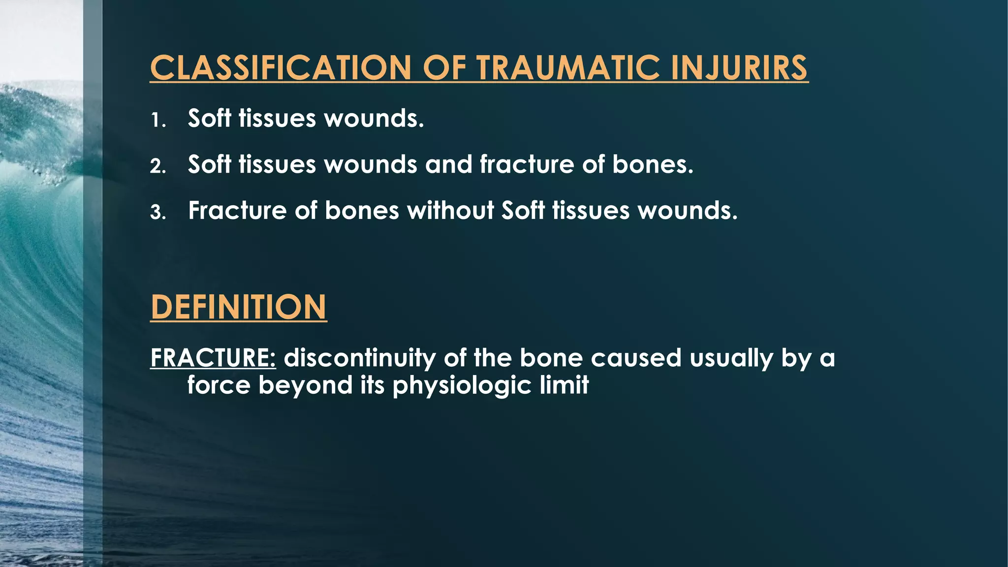 Traumatic injuries of the face and jaws | PPT