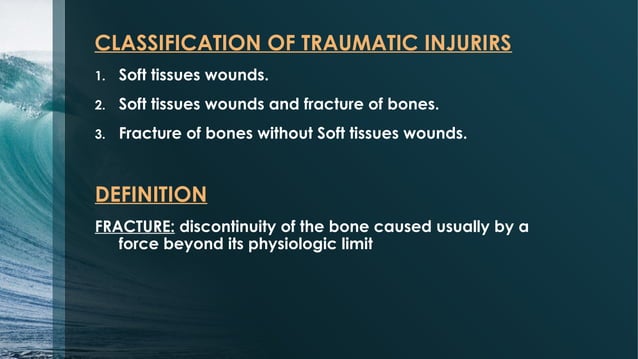 Traumatic injuries of the face and jaws | PPT