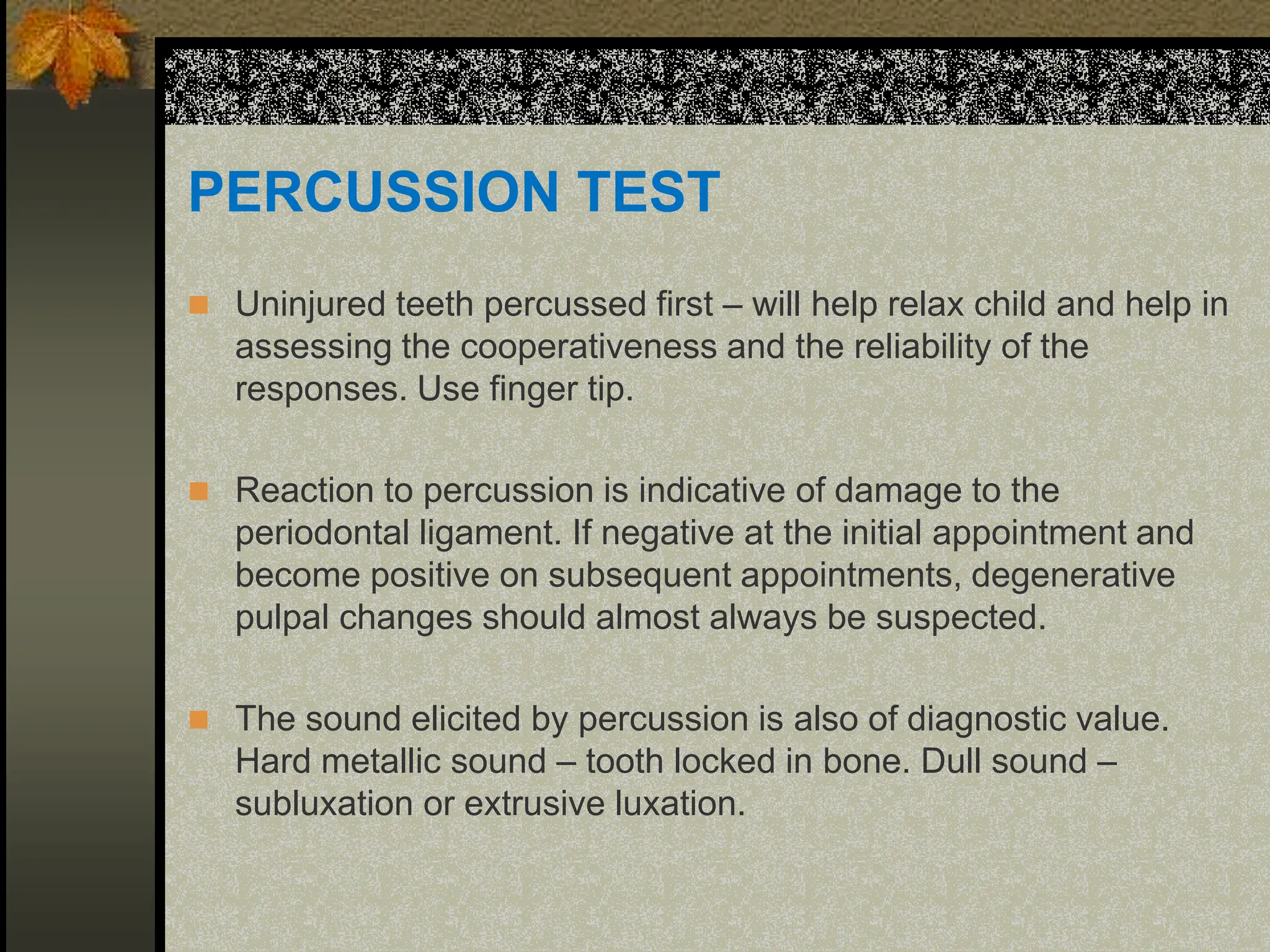 Traumatic injuries of the teeth PAEDIATRIC DENTISTRY | PPT