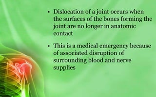 Traumatic joint dislocation | PPTX