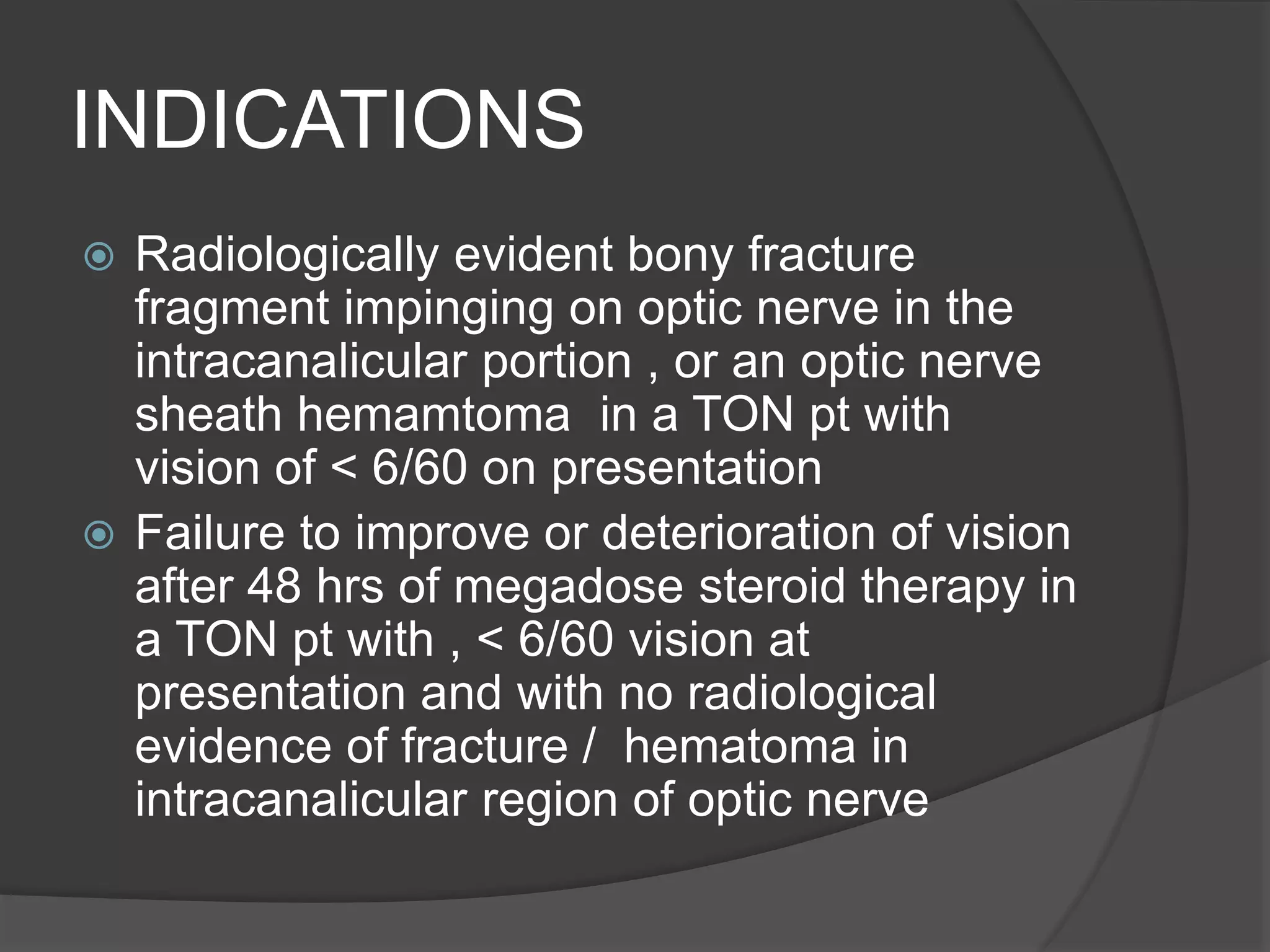Traumatic optic neuropathy | PPTX