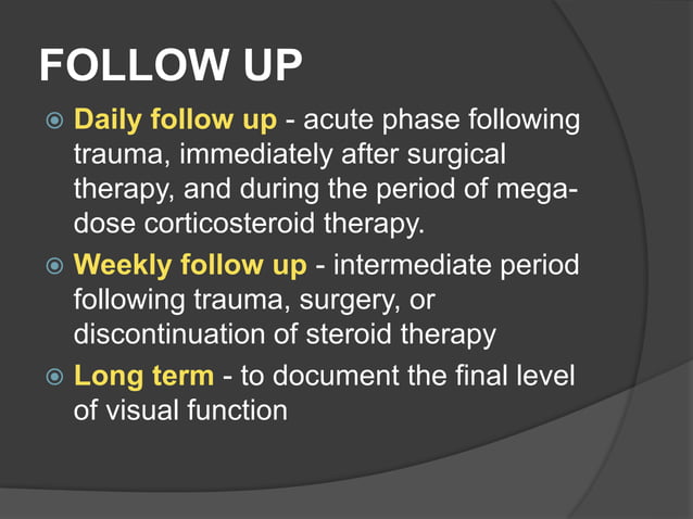 Traumatic optic neuropathy | PPTX