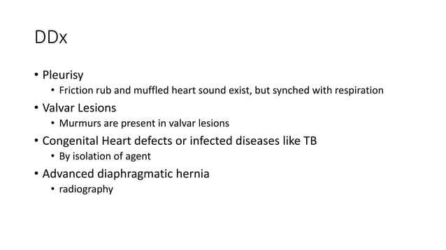 Traumatic Reticulopericarditis | PPTX