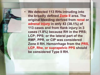 Traumatic Retroperitoneal Hematoma | PPTX