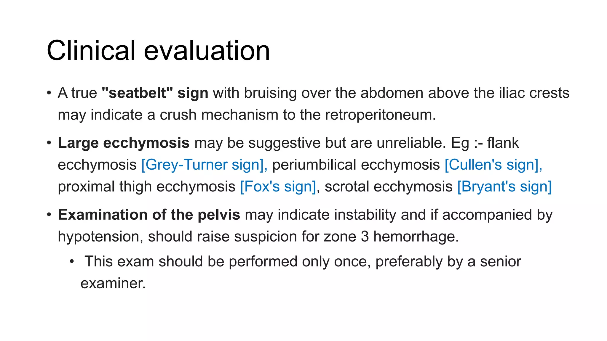 Traumatic retroperitoneal injury | PPSX