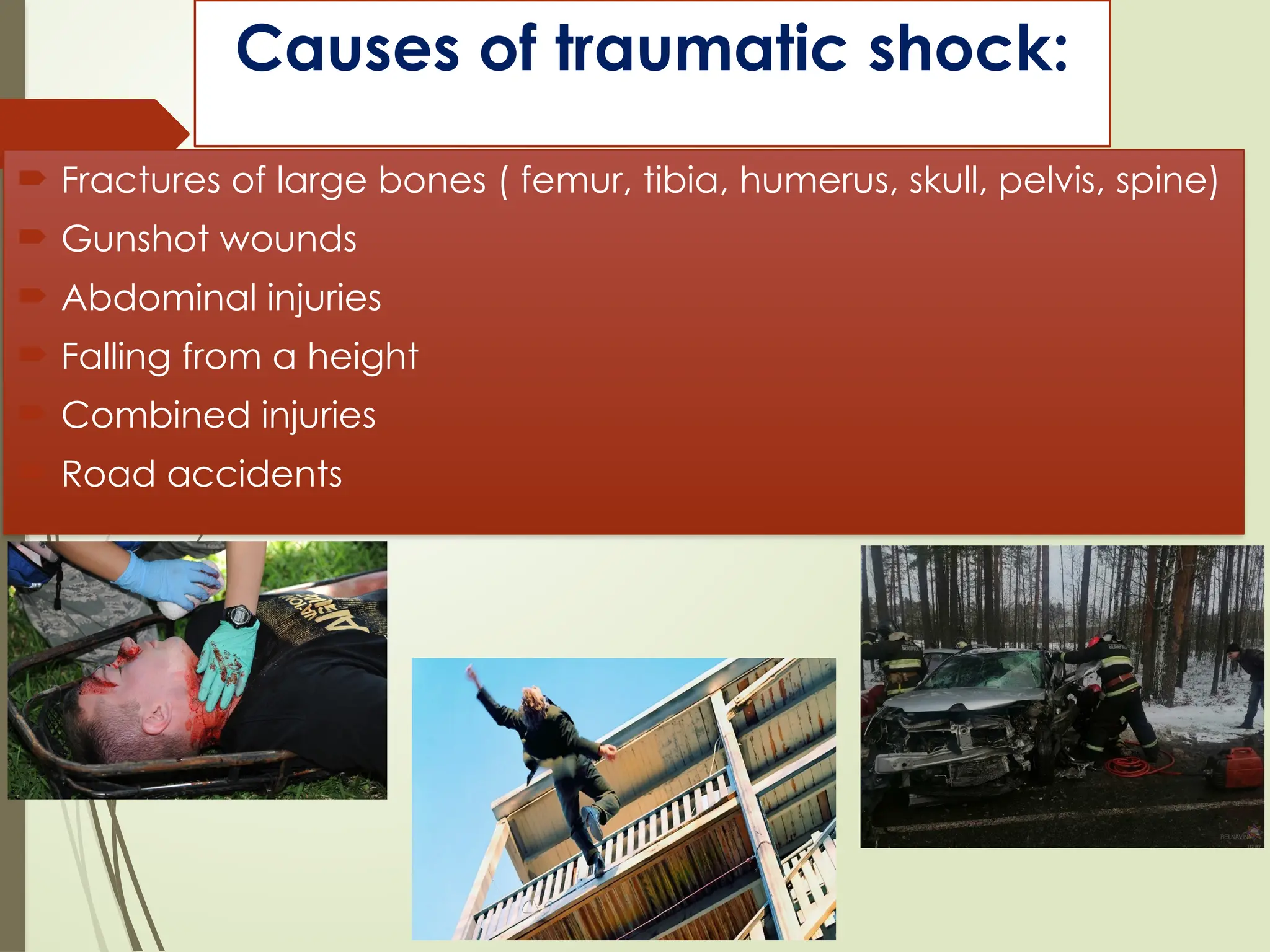 Traumatic shock how we can help for patients | PPT