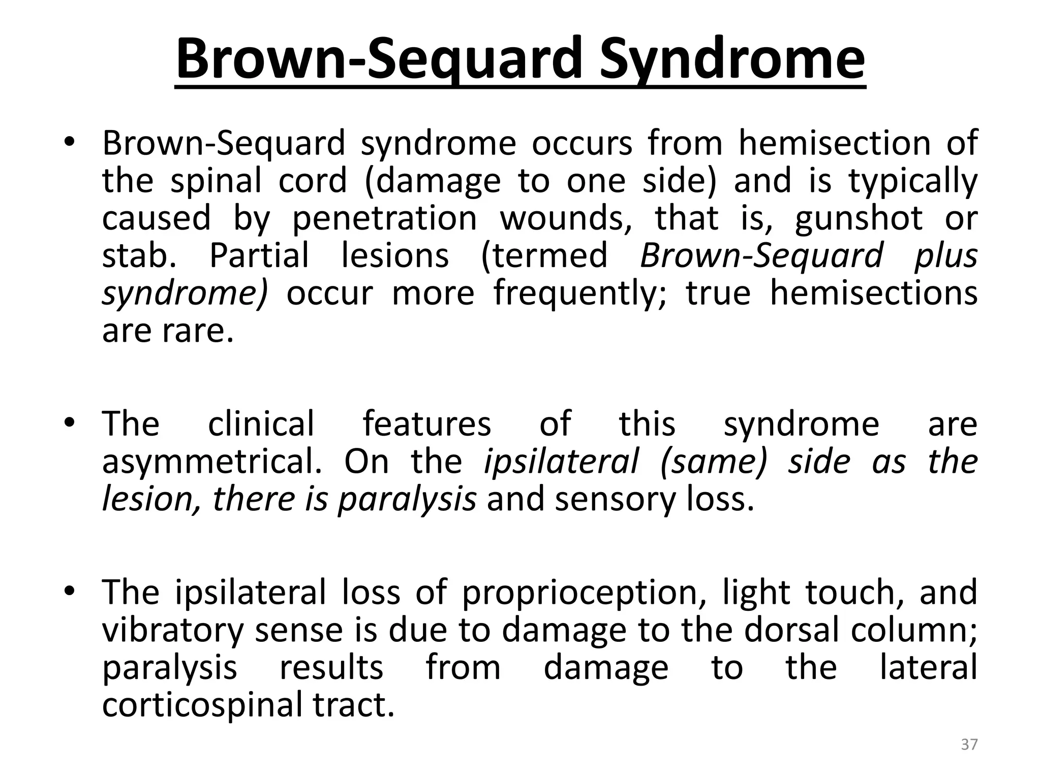 Traumatic spinal cord injury | PPTX