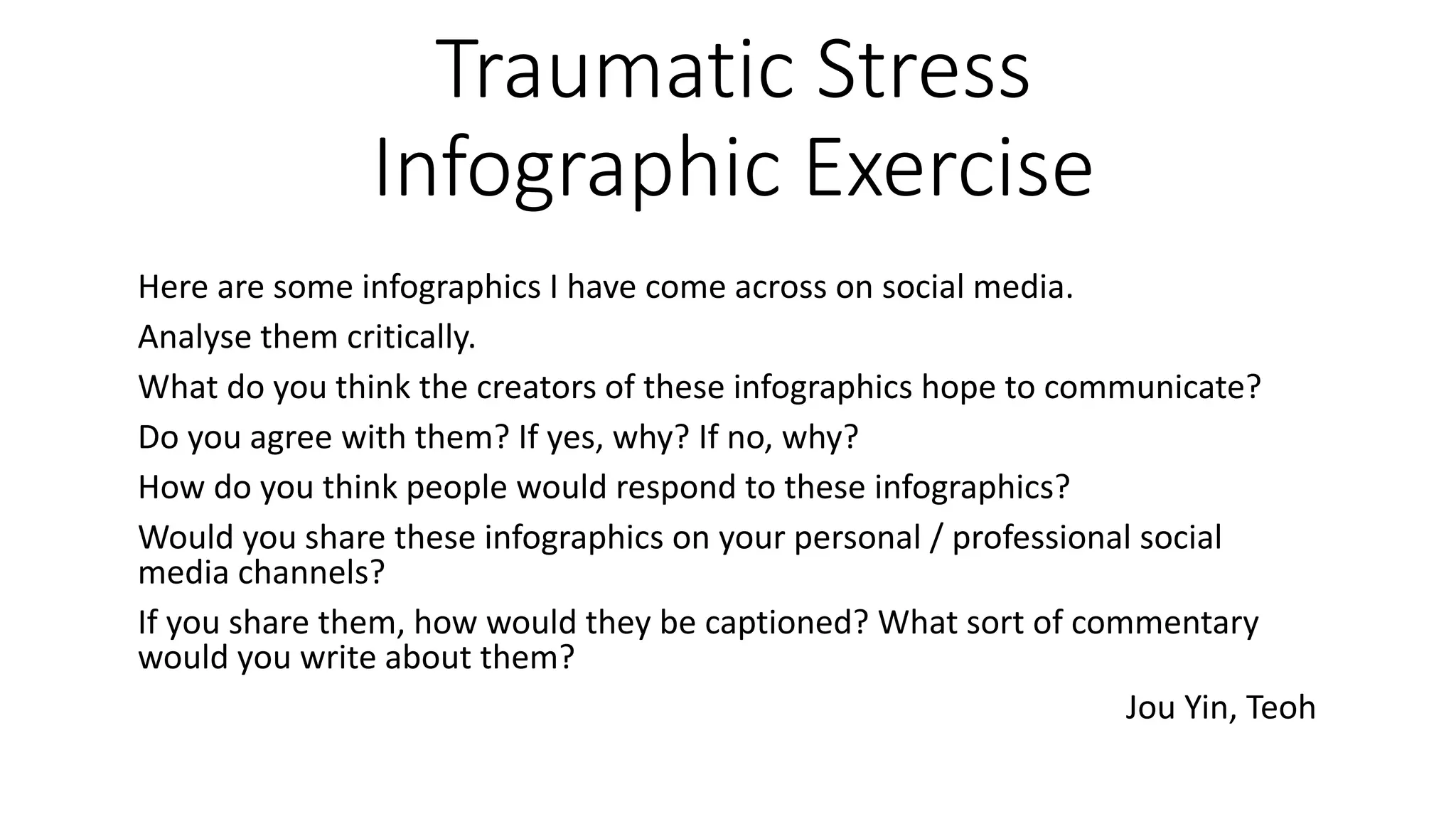Traumatic stress infographic | PPT