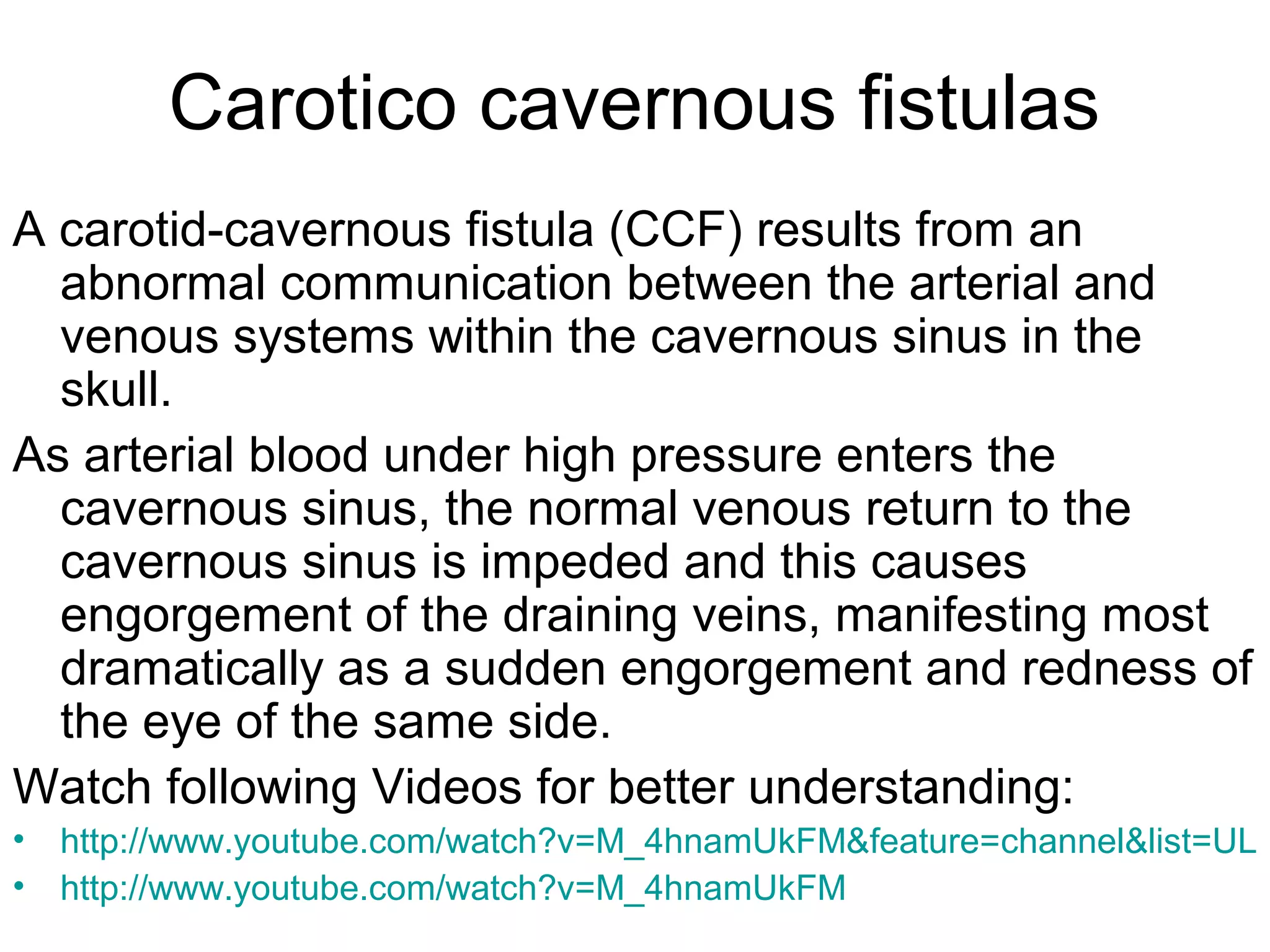 Traumatic vascular injuries of brain | PPT