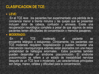 Traumatismo craneoencefalico | PPTX
