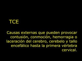Traumatismo cráneo encefálico | PPTX