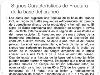 Trauma Encéfalo Craneal Pediatria | PPTX