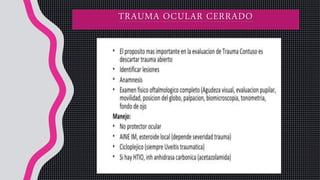 TRAUMATISMO OCULAR.pptx