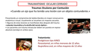 TRAUMATISMO ocular presentación.....pptx