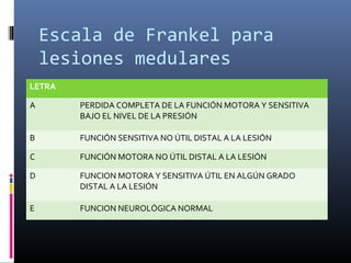 Traumatismo raquimedular (2) | PPT