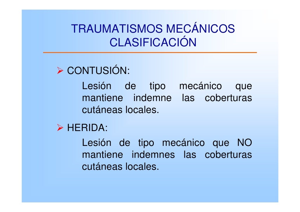 Lesiones Y Contusiones