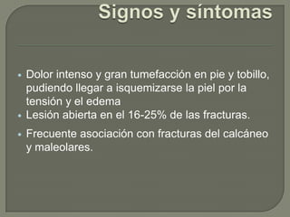 Traumatismos del pie | PPTX