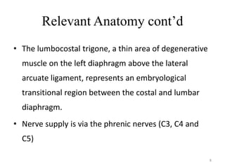 Physiotherapy Management of Traumatized Diaphragm | PPTX