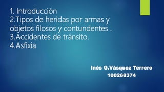 Traumatología Forense | PPTX