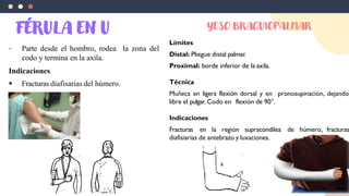 TRAUMATOLOGIA. Yesos y férulas importante | PPTX