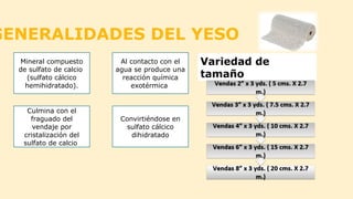 Traumatologia, yesos e inmovilizaciones en TRM | PPTX
