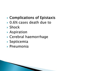 Trauma to nose | PPTX