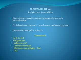 Trauma toracoabdominal | PPTX
