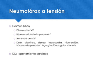 Trauma torácicoo | PPTX