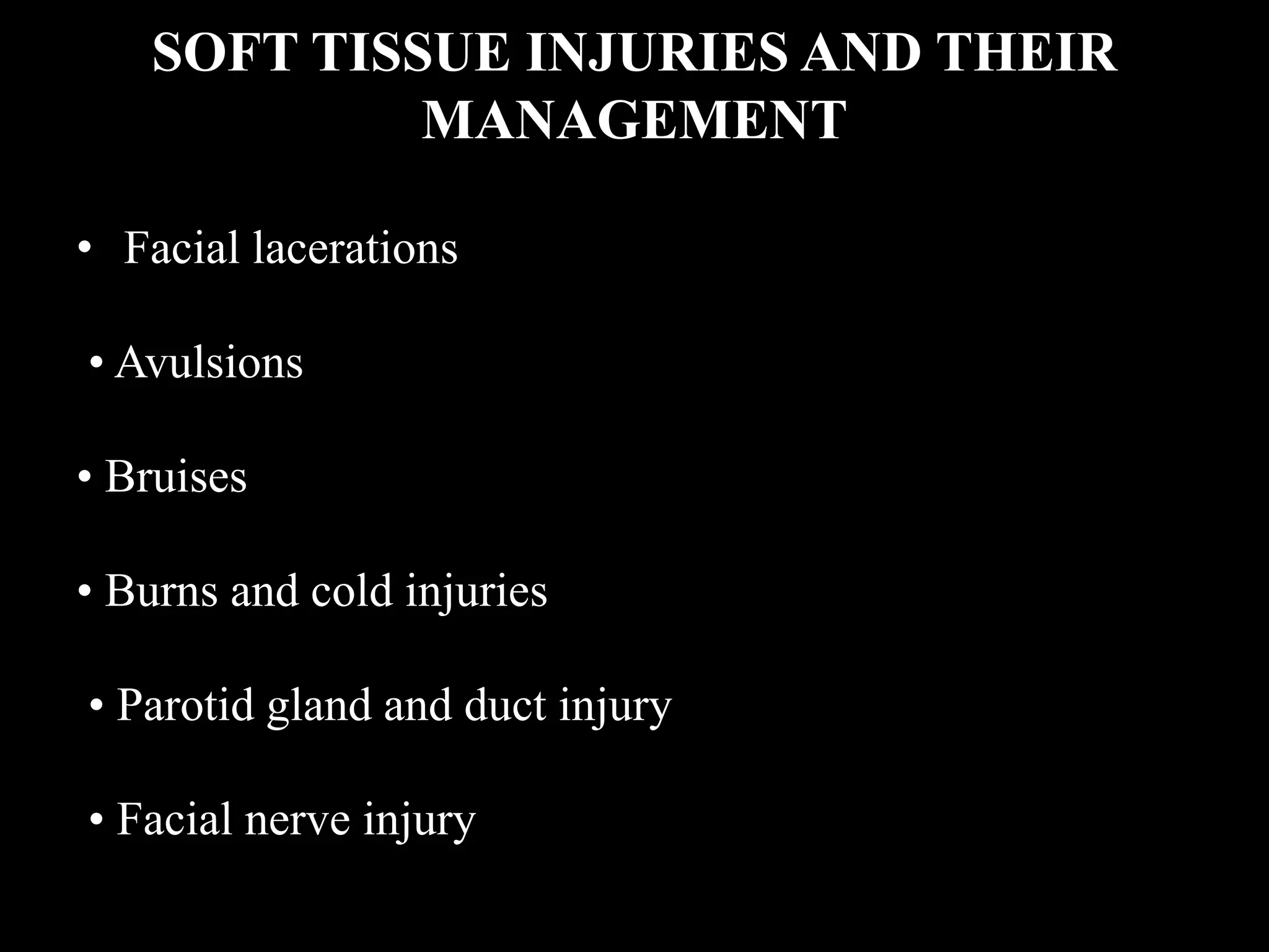 Trauma to the face | PPTX