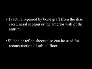 Trauma to the face | PPTX
