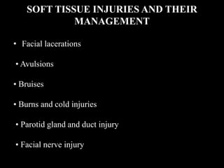 Trauma to the face | PPTX