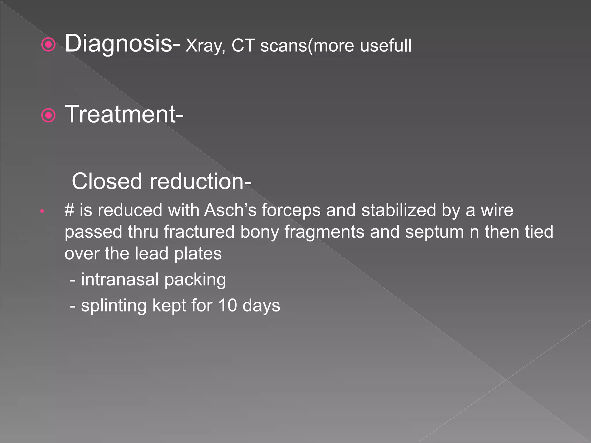 Trauma to the face | PPTX