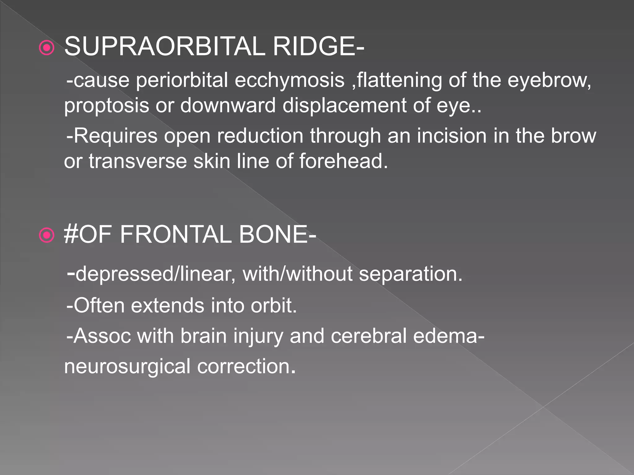Trauma to the face | PPTX