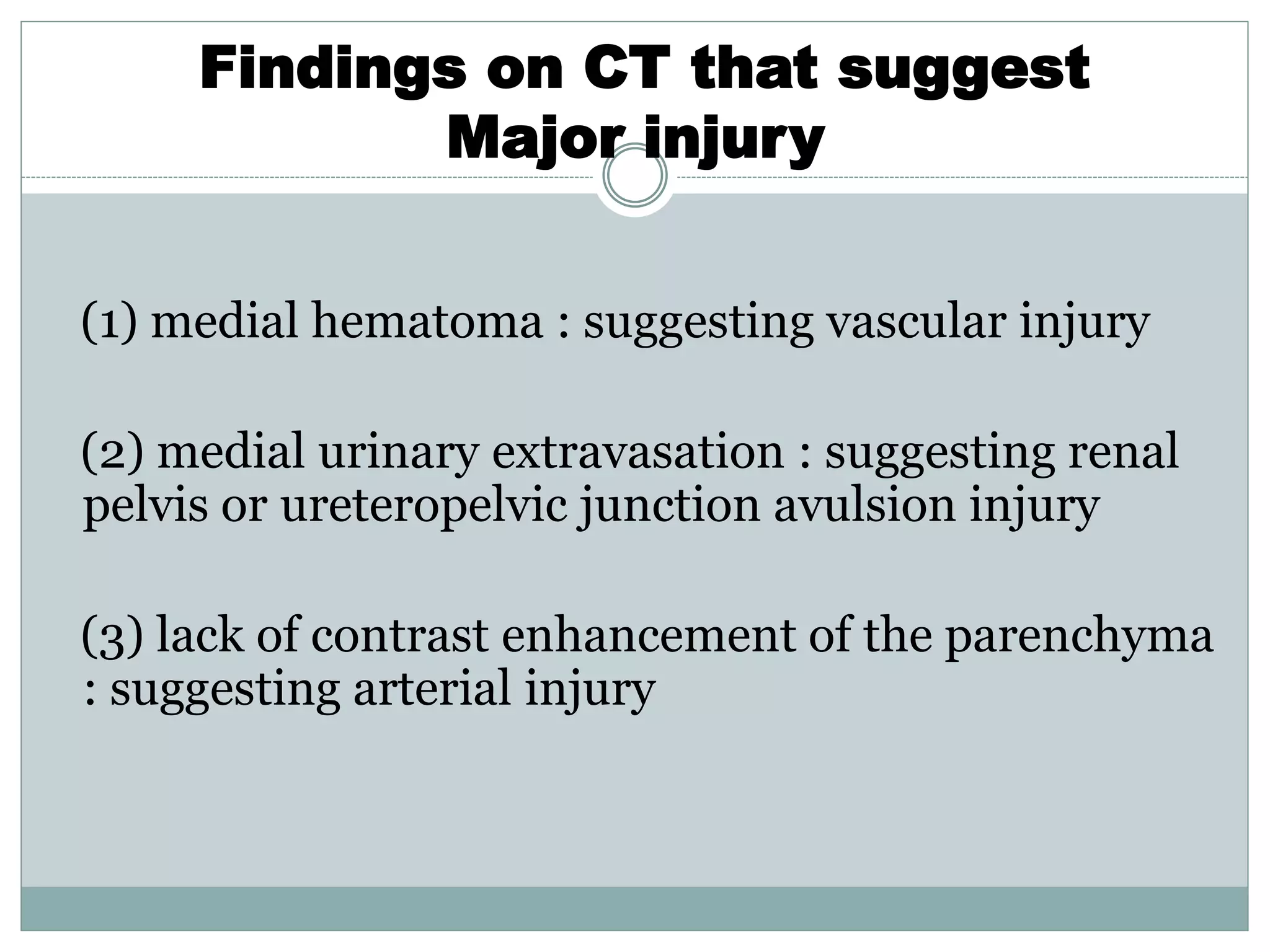 Trauma to the genitourinary tract. | PPTX