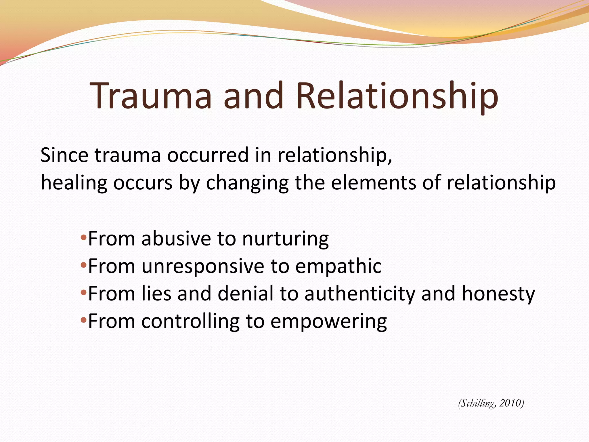 Trauma and trauma-informed care | PPTX