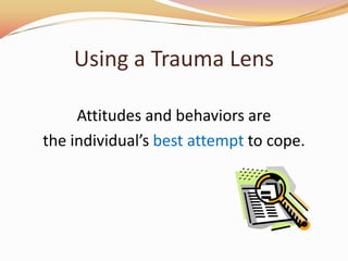 Trauma and trauma-informed care | PPT