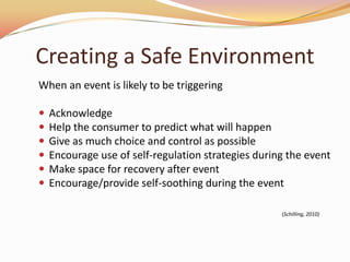 Trauma and trauma-informed care | PPT