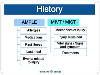 Trauma treatment skills for nurses 22 พค.2558