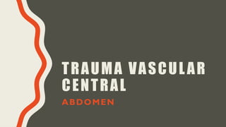 Trauma Vascular y Cuello en cirugía aplicada | PPTX