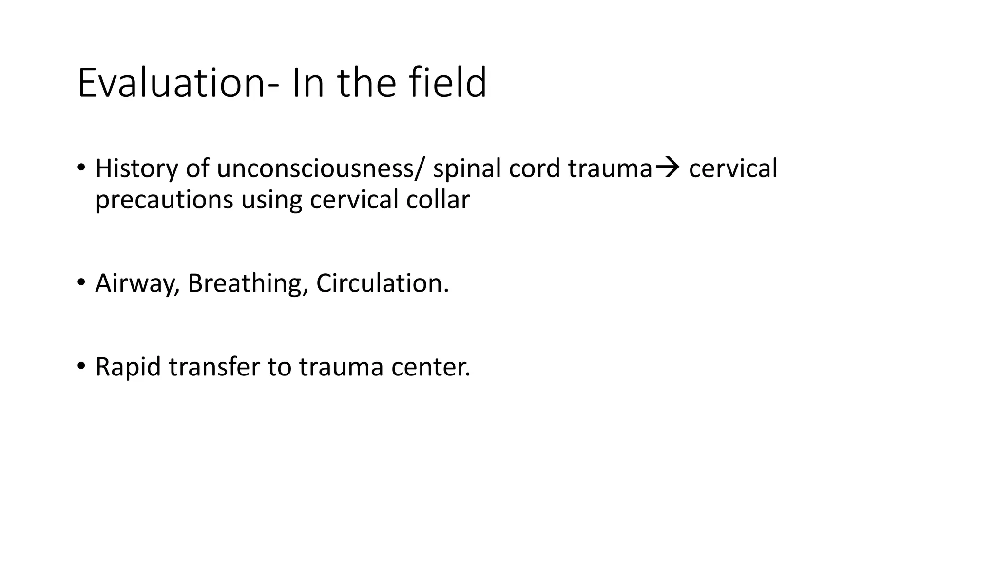 Rapid review regarding management of TRAUMTIC SPINAL CORD INJURY.pptx