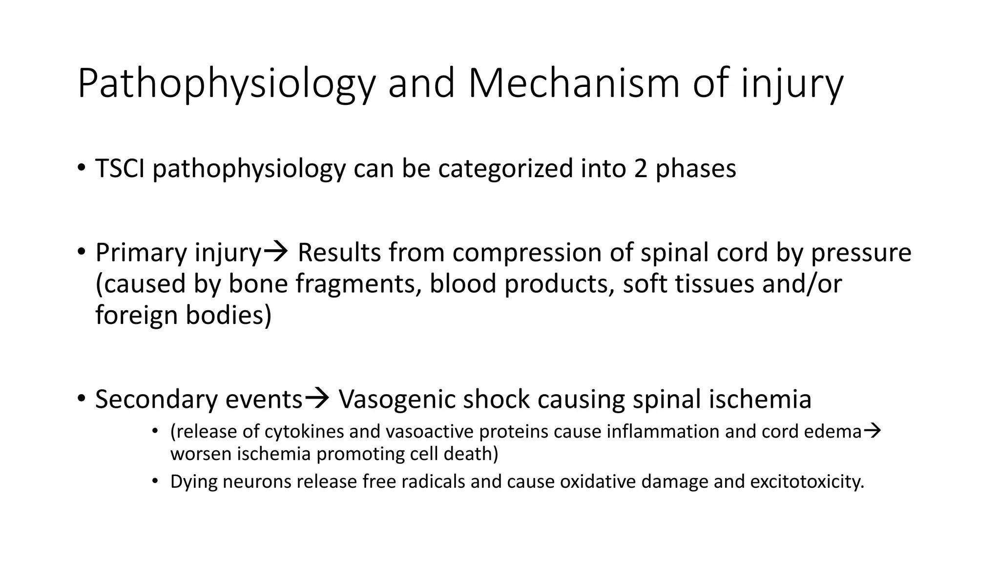 Rapid review regarding management of TRAUMTIC SPINAL CORD INJURY.pptx