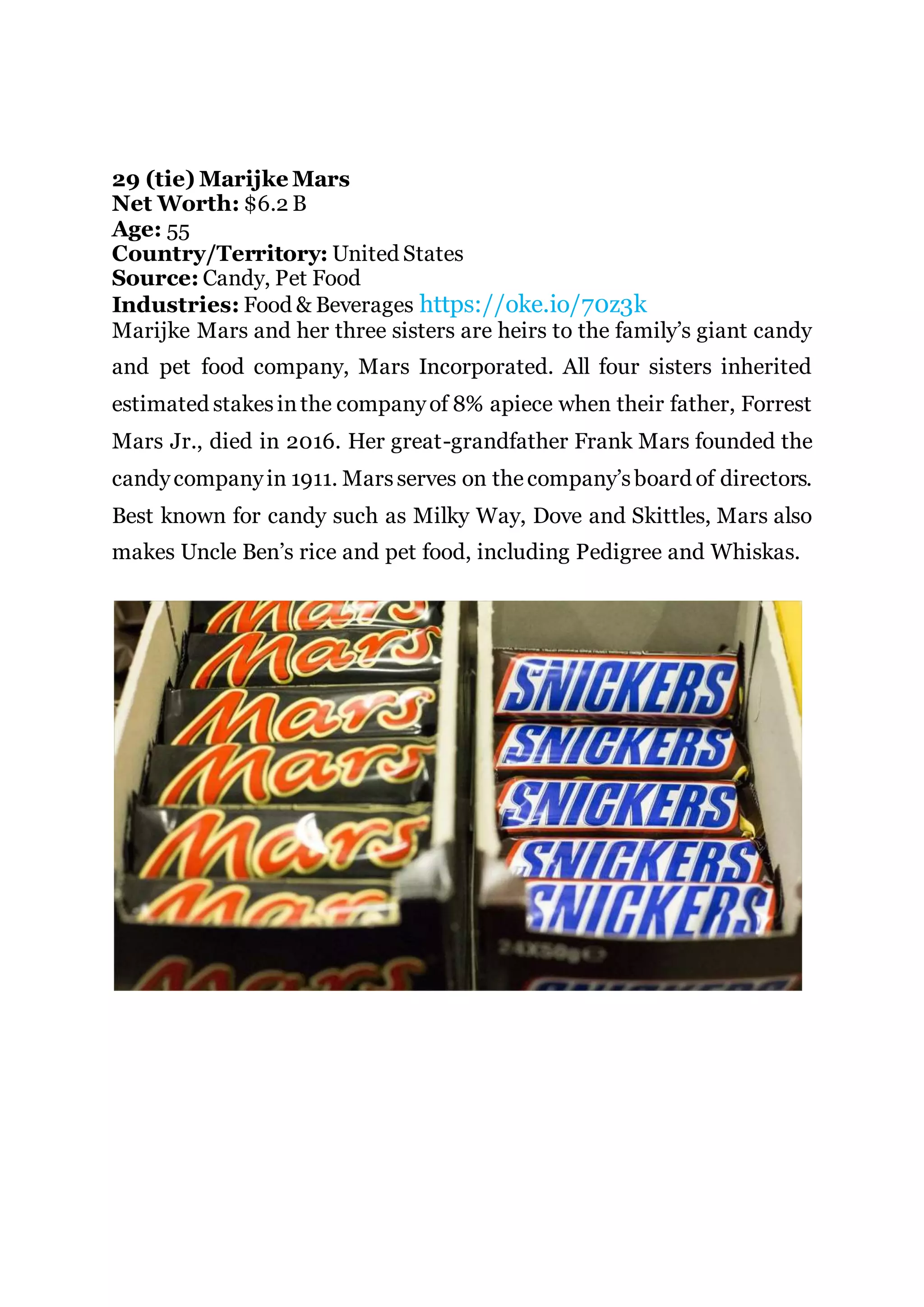 Richest Women in the World | DOCX