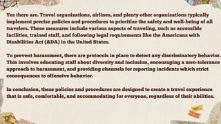 Travel topic on inclusive people drawback and advantages | PPT